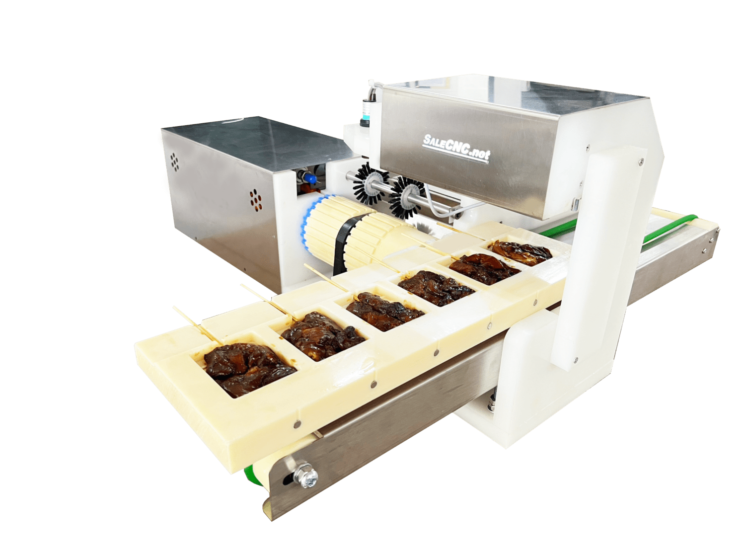 เครื่องเสียบหมูไม้ 6 นิ้ว ขนาด 4x7x0.4 ซม.Automatic ‘Pork’ Skewer Machines